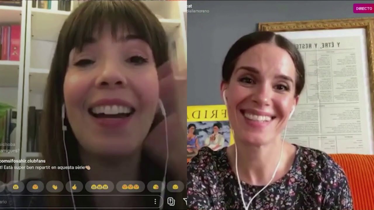 Instagram Live Olalla Moreno and Nuria Gago - YouTube