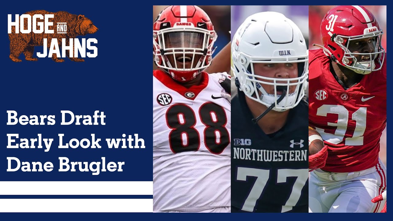 Bears draft early look with Dane Brugler, top prospects, draft order ...