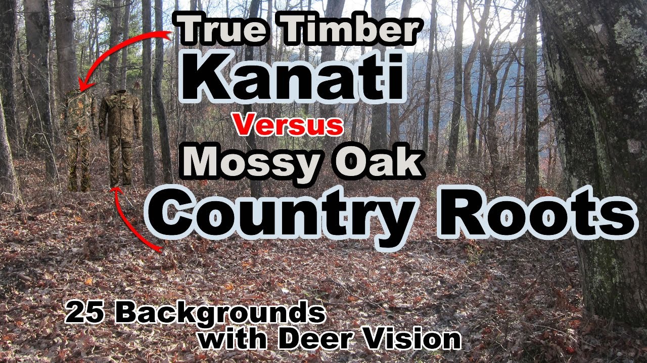 True Timber Kanati Vs Mossy Oak Country Roots camo in Human and Deer ...