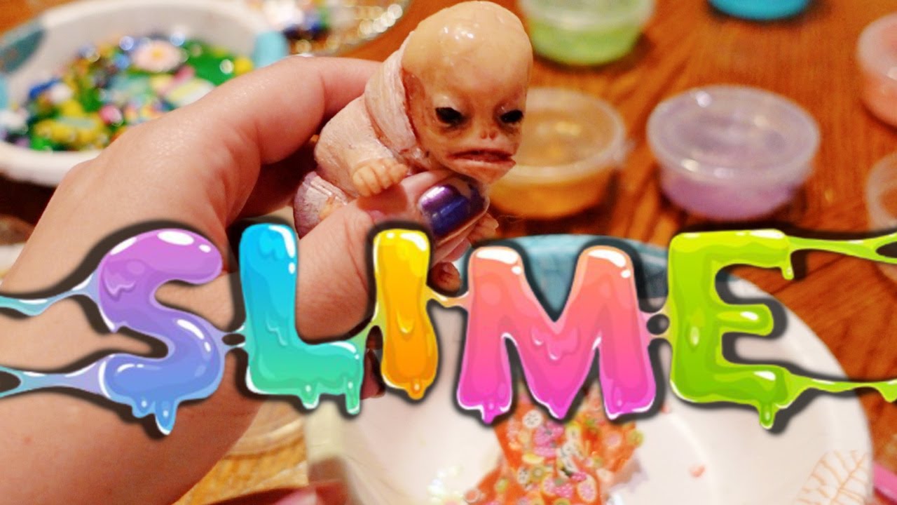 Our alien caterpillar creature plays with slime! - YouTube