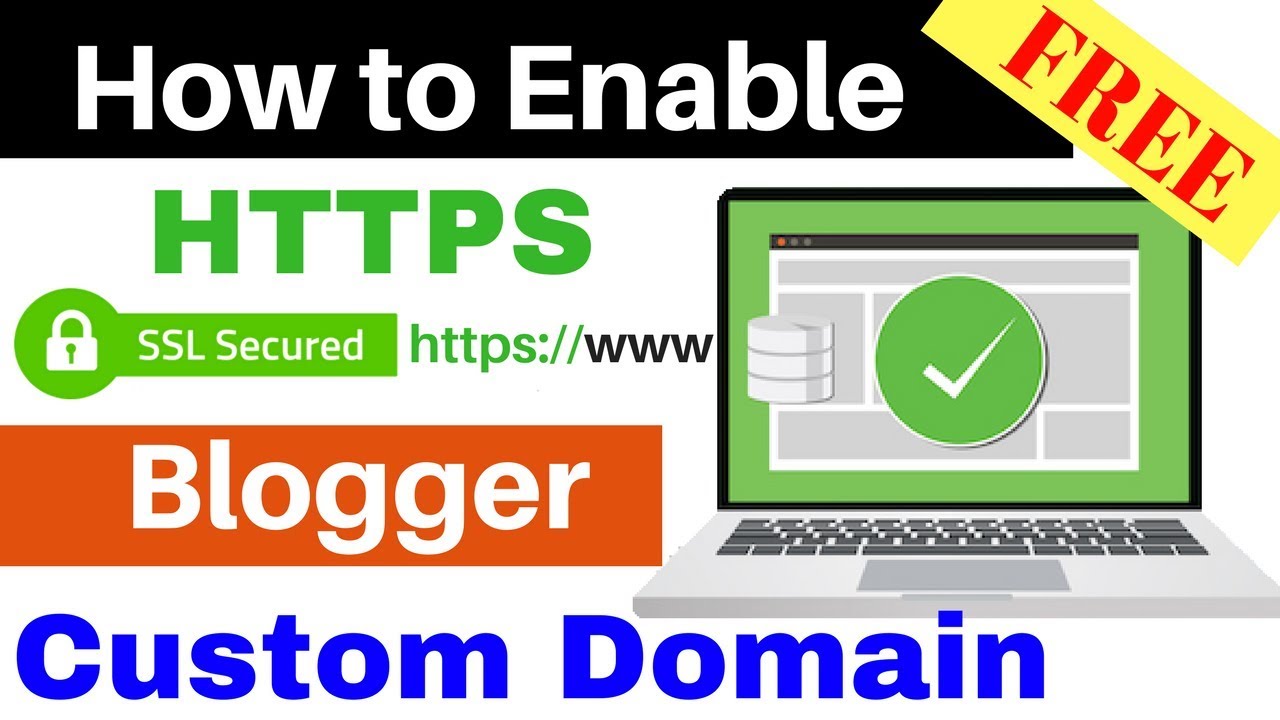 How To Enable HTTPS For Blogger Custom Domain in Hindi - YouTube