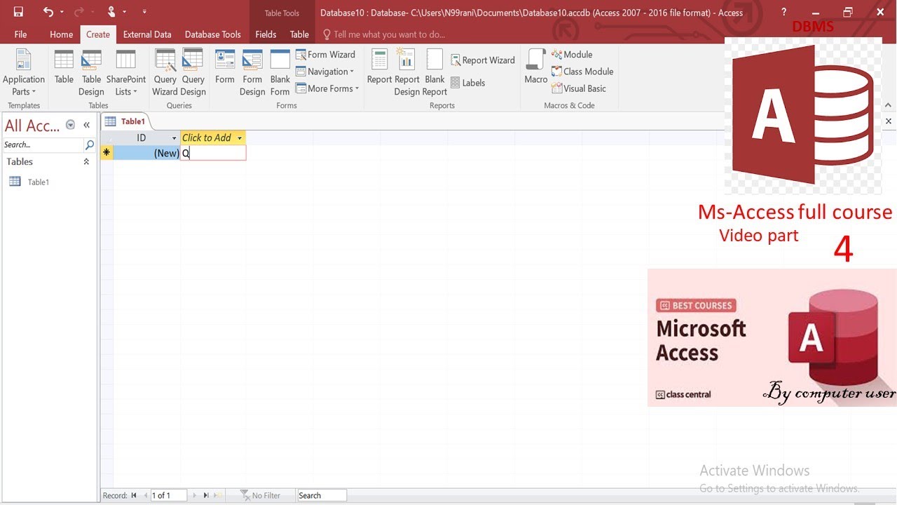 How To Use Ms Access Learn To Make Database In Ms Access YouTube how-to-use-ms-access-learn-to-make-database-in-ms-access-youtube