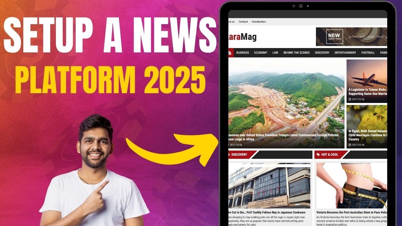 How to Create a News Website | Step-by-Step Guide - YouTube