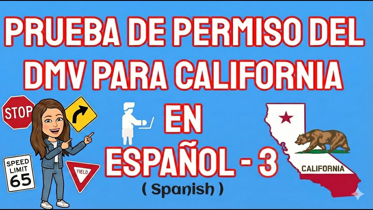 California dmv written test in spanish | DMV California Permit test ...