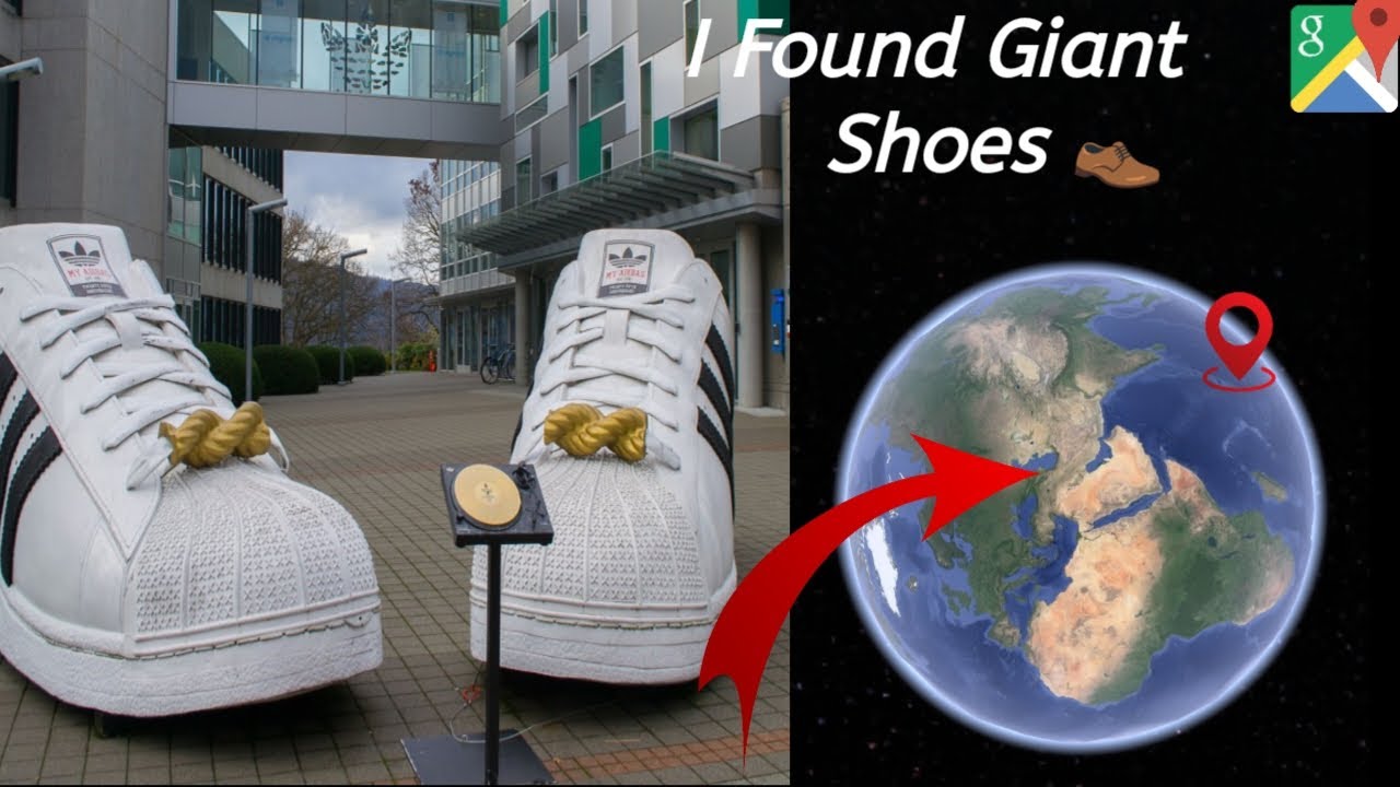 I Found Giant Shoes on Google Earth 🌎! find secrets place - YouTube