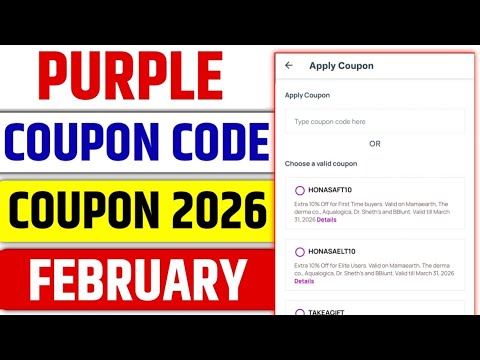 purple coupon code today || purplle sale 2026 || 400 off discount code ...