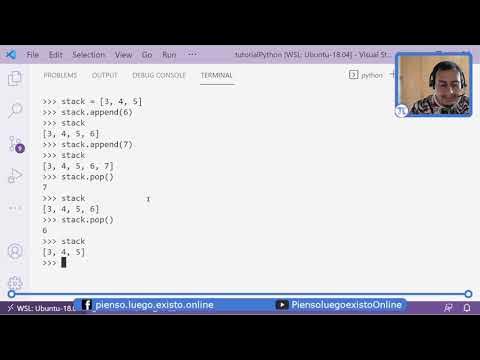 17 Pilas y Colas (Stacks and Queues) en python - YouTube