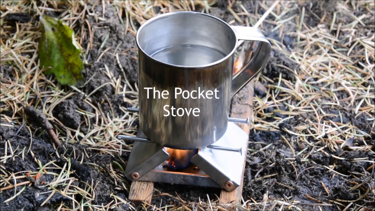 Making a Foldable Solid Fuel Pocket Stove - YouTube