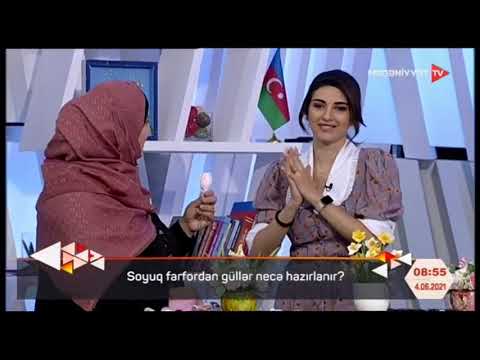Soyuq farfordan güllər necə hazırlanır