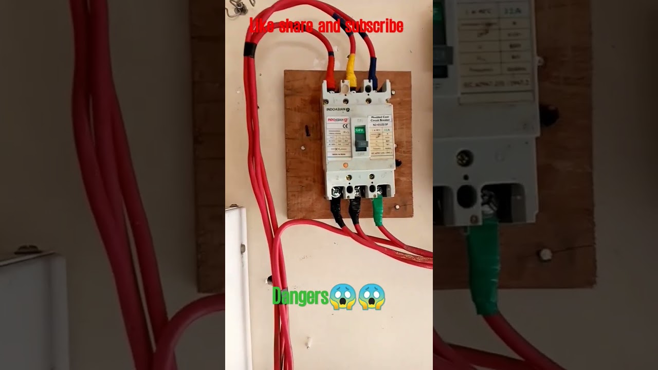 3phase wiring connection #shorts #youtubeshorts - YouTube