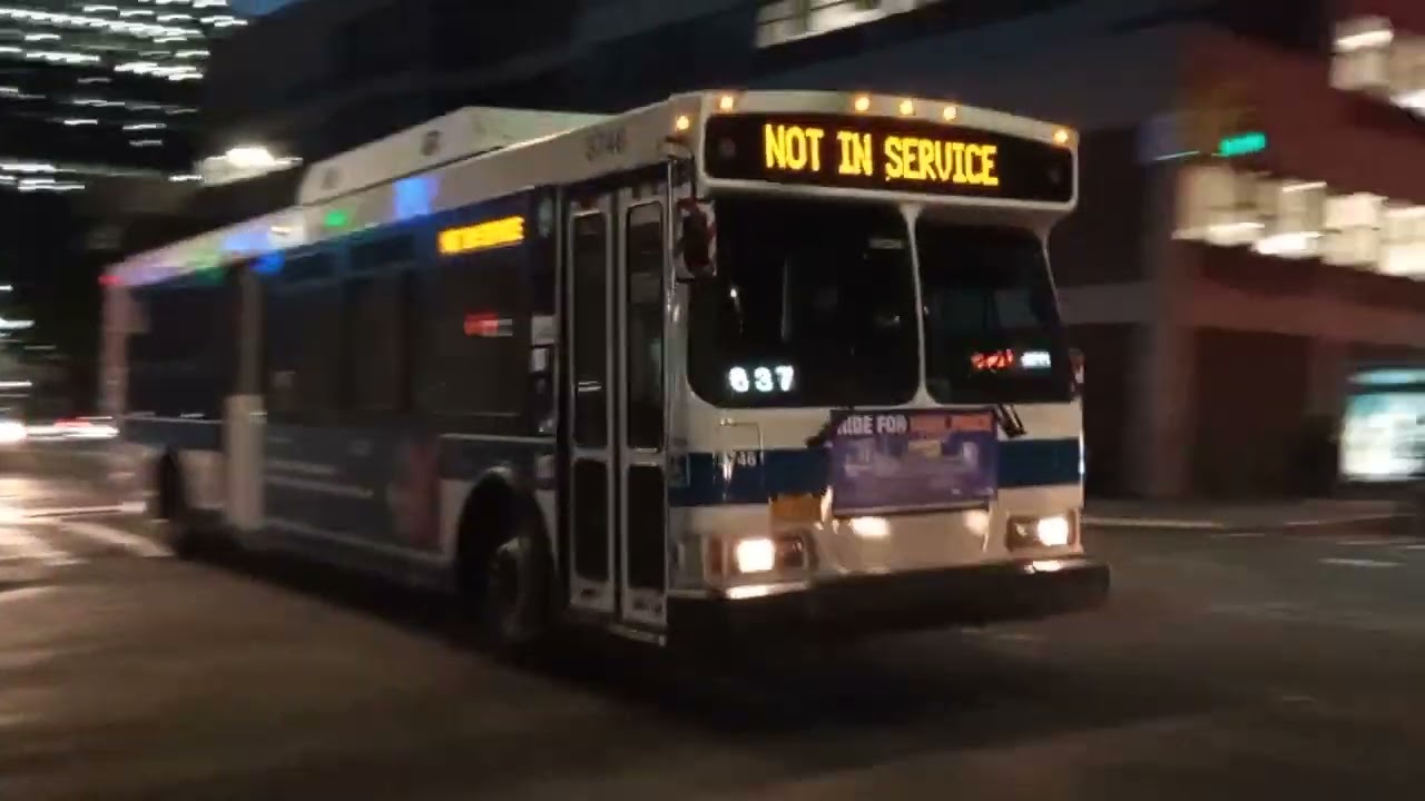 MTA Nyct bus 2007 Orion VII OG HEV - YouTube
