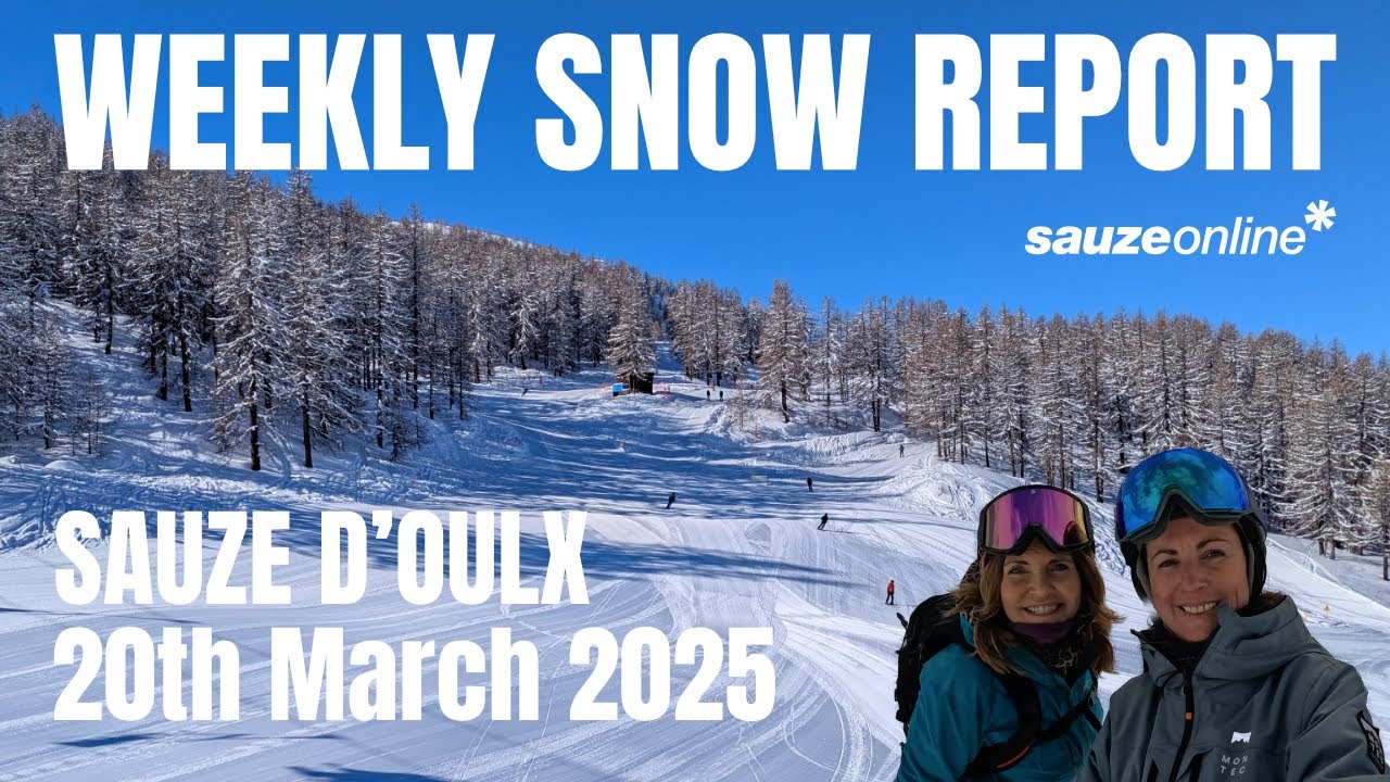 Sauze d'Oulx snow report 20th March 2025 - YouTube