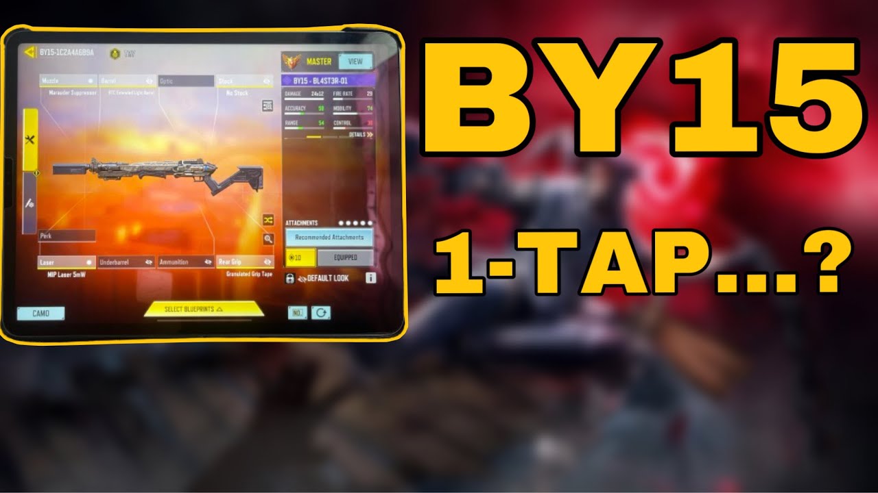BY15 is on FIRE🔥I BEST BY15 GUNSMITH IN CODM #by15gunsmith - YouTube