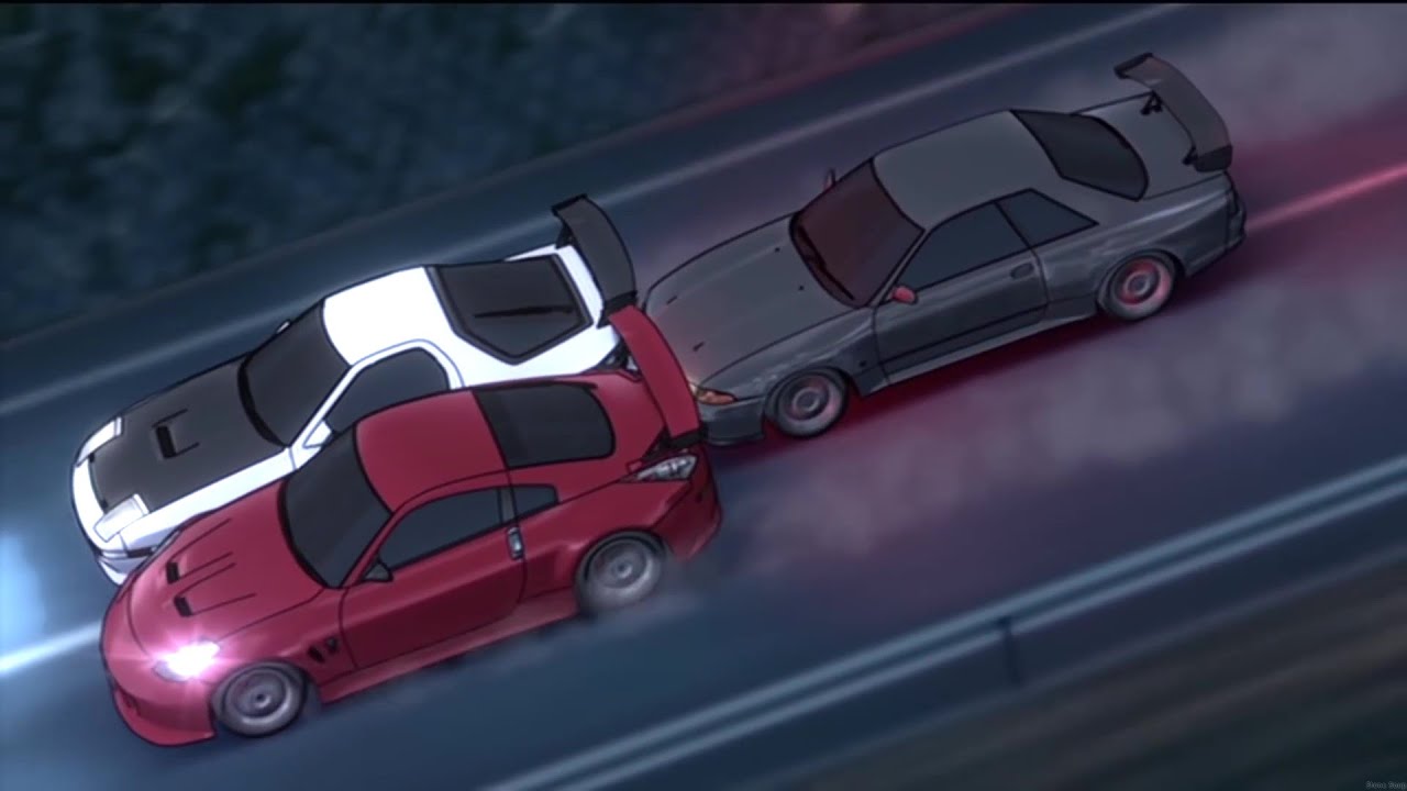 「AMV」Initial D | FC3S vs R32 (1080p 60fps) - AN6EL - YouTube