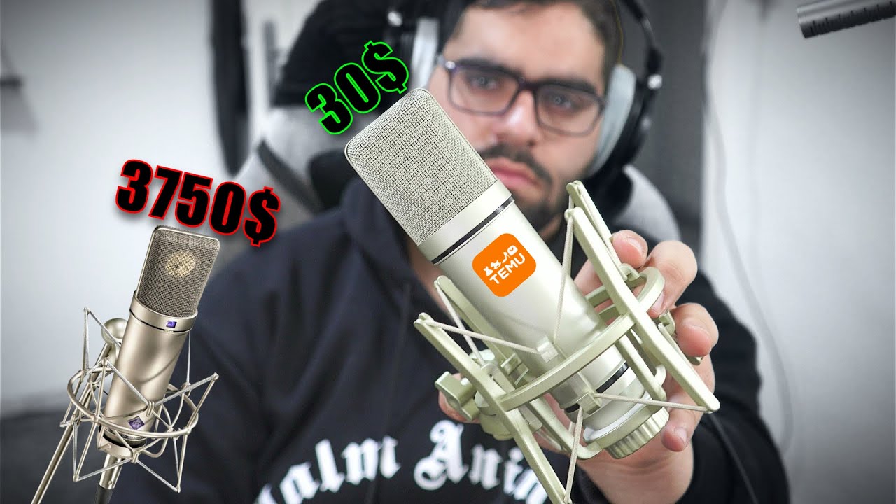 3750$ Neumann U87ai Mic Temu Ripoff Review! 30$ Condenser? - YouTube