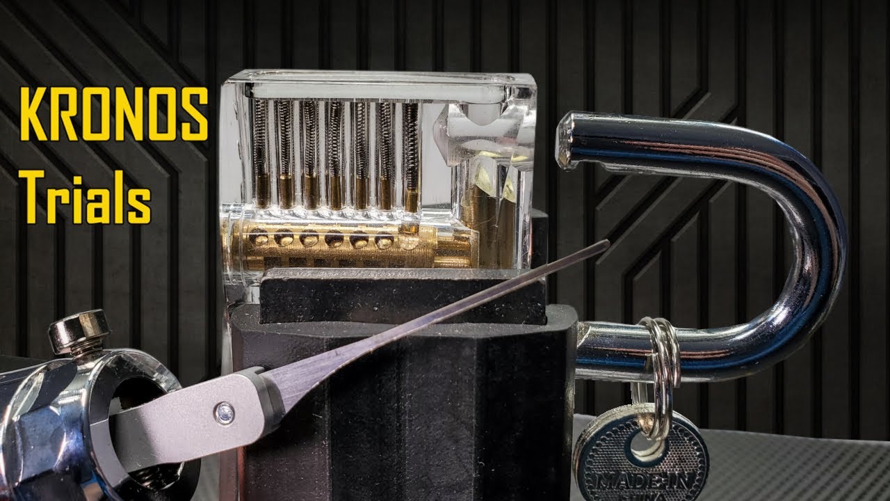 [324] KRONOS Trials | Clear Acrylic Padlock vs KRONOS - YouTube