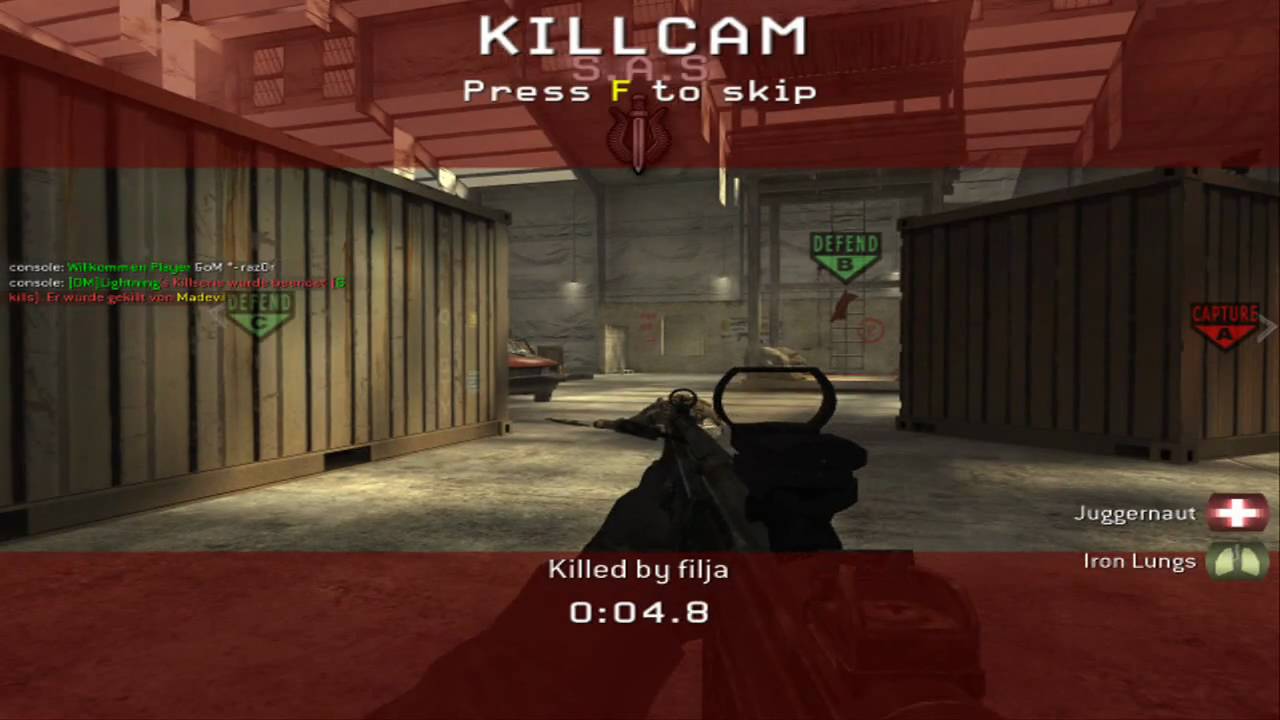 CoD 4 punkbuster kicked - YouTube