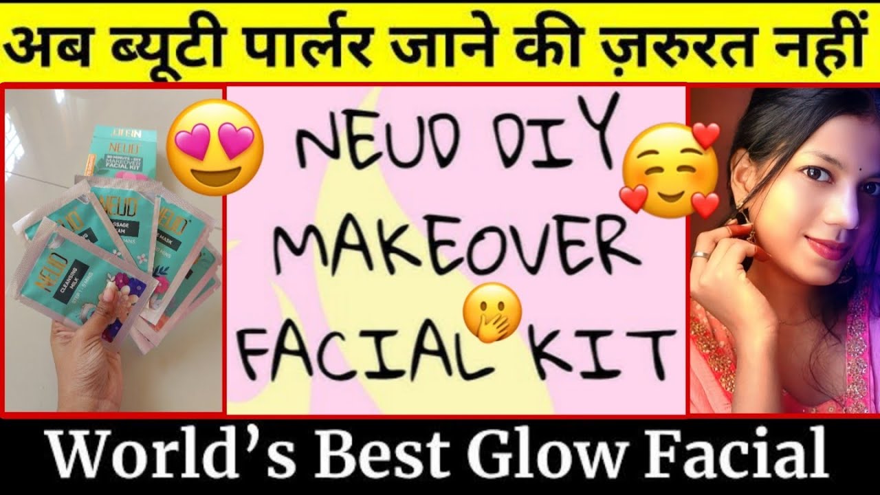 NUED DIY makeover Facial Kit REVIEW | Results OMG 😱 the hidden beauty ...