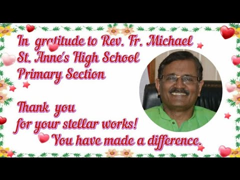 Farewell of Rev. Fr. Michael Pinto - YouTube