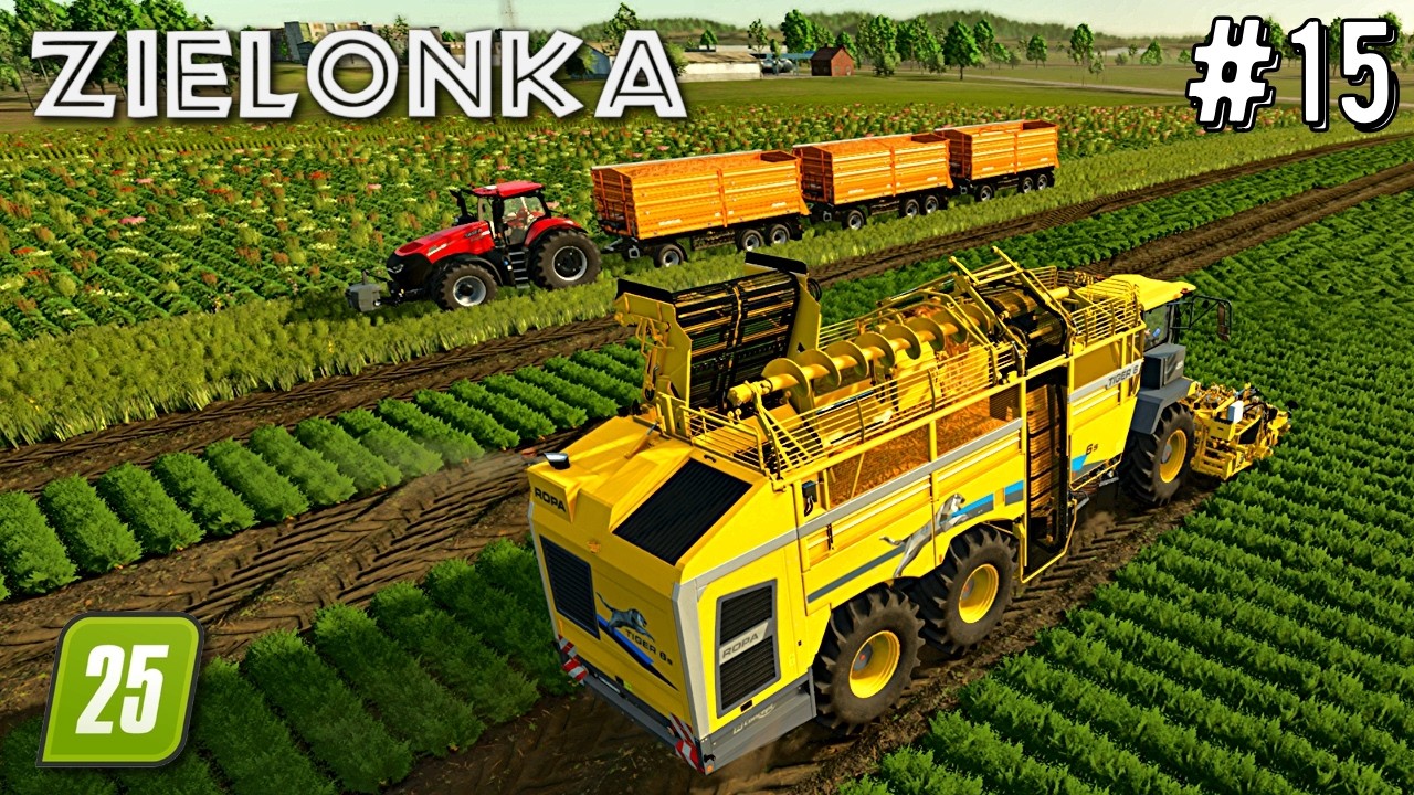 farming Simulator 25 Zielonka Map Timelapse Ep #15 Mega Farm fs25 ...