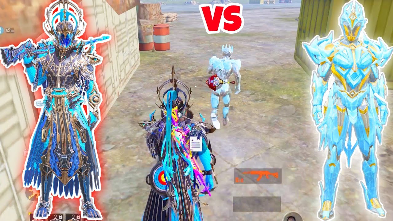 Glacier X-Suit vs Poseidon X-Suit MOST Intense Fight in BGMI • (20 ...