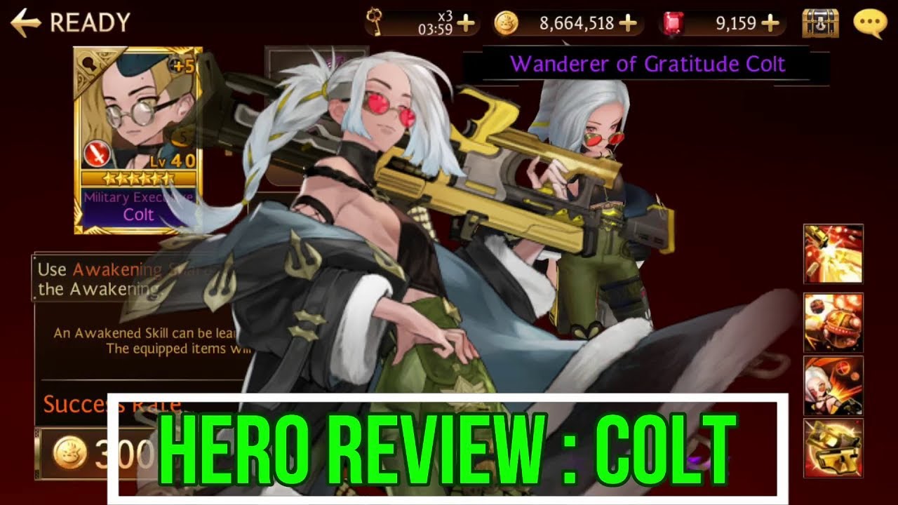 Seven Knights - Colt [Hero Review] - YouTube