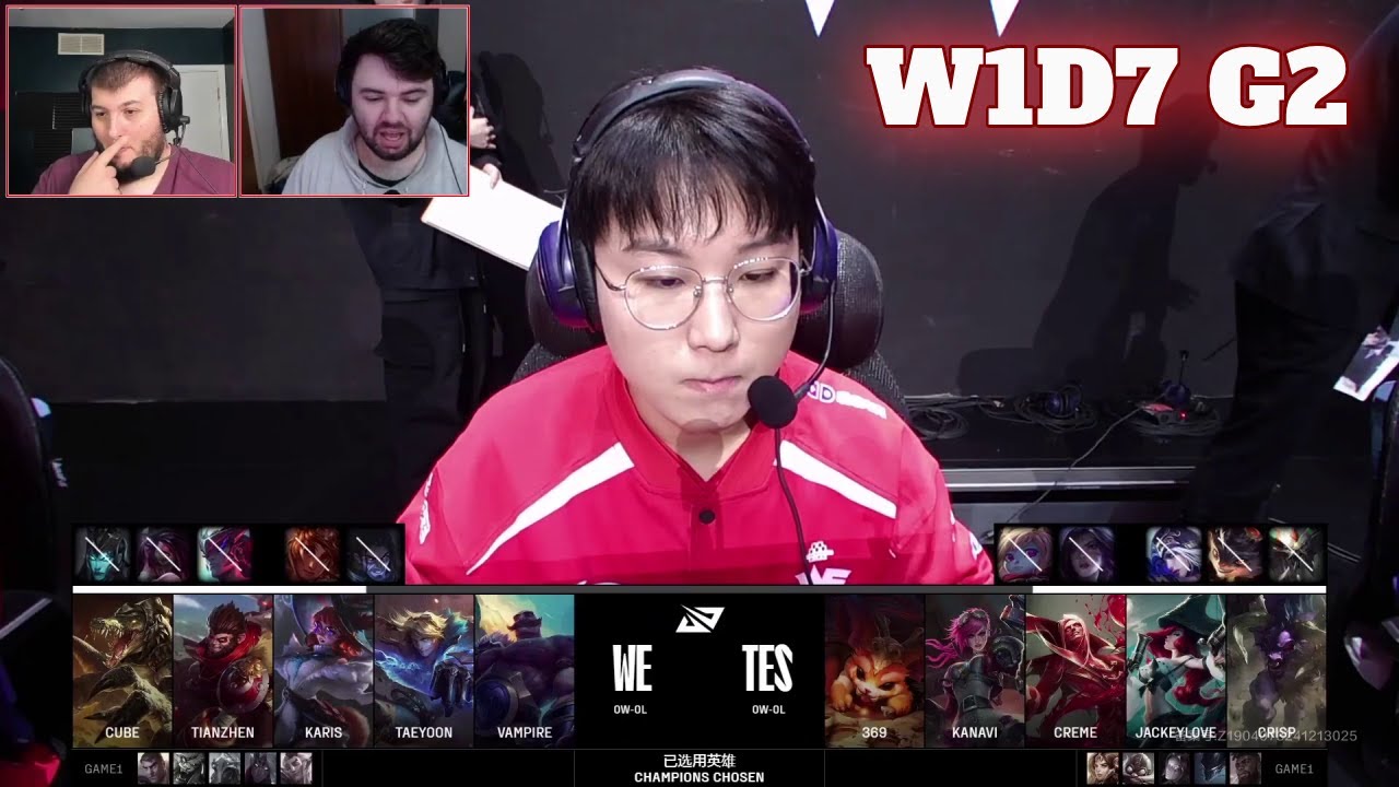 TES vs WE - Game 2 | Week 1 Day 7 LPL Winter 2025 | Top Esports vs Team ...