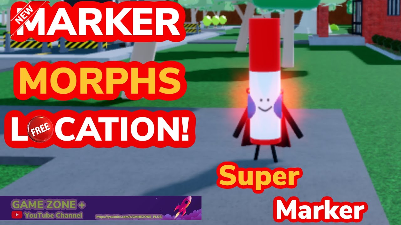 How to get the Super Marker in ROBLOX FIND THE MARKER MORPHS! Super ...