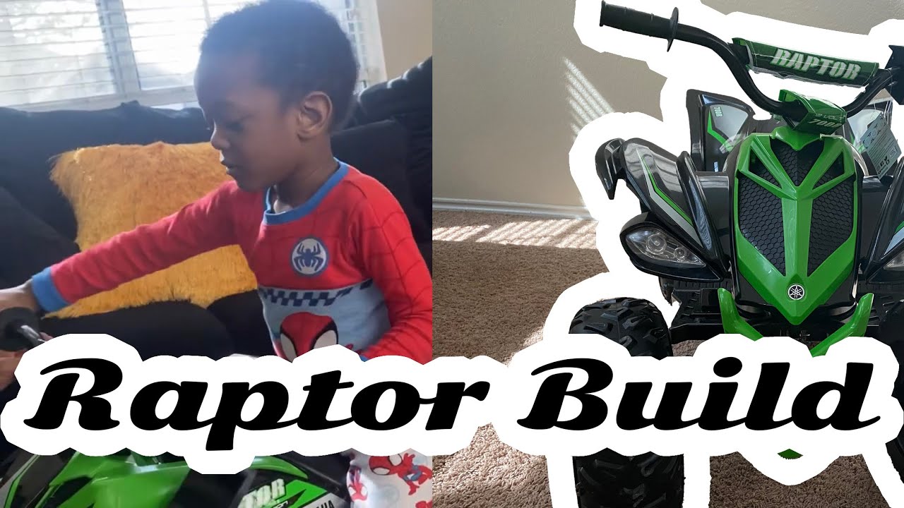 Building My Yamaha 12 Volt Raptor Battery Powered Ride on - YouTube
