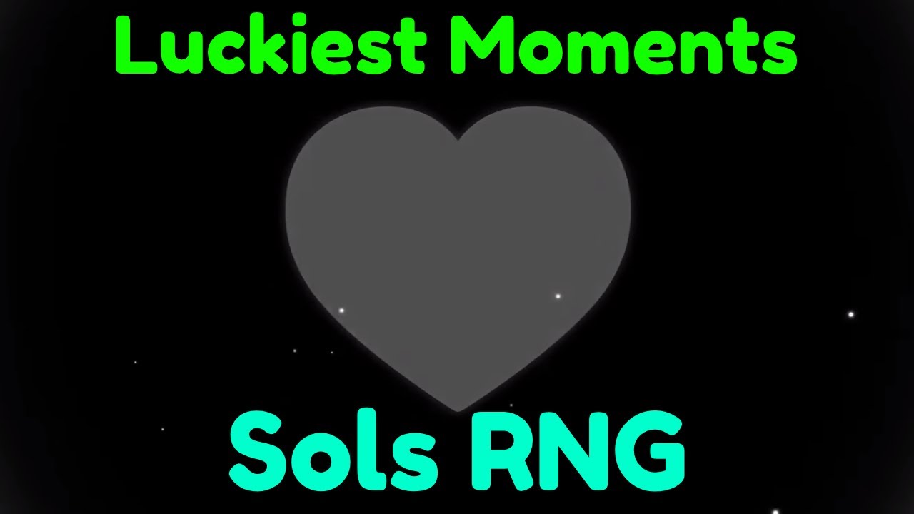 Luckiest Rolls Of All Time in Sol's RNG!┃Sols RNG - YouTube