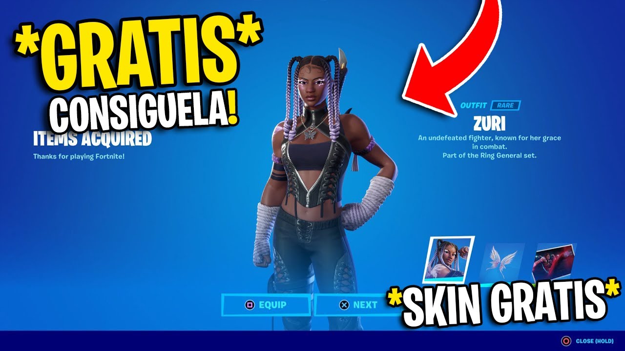 Como CONSEGUIR *GRATIS* la SKIN de ZURI en FORTNITE 🎁😱 NUEVA SKIN ...