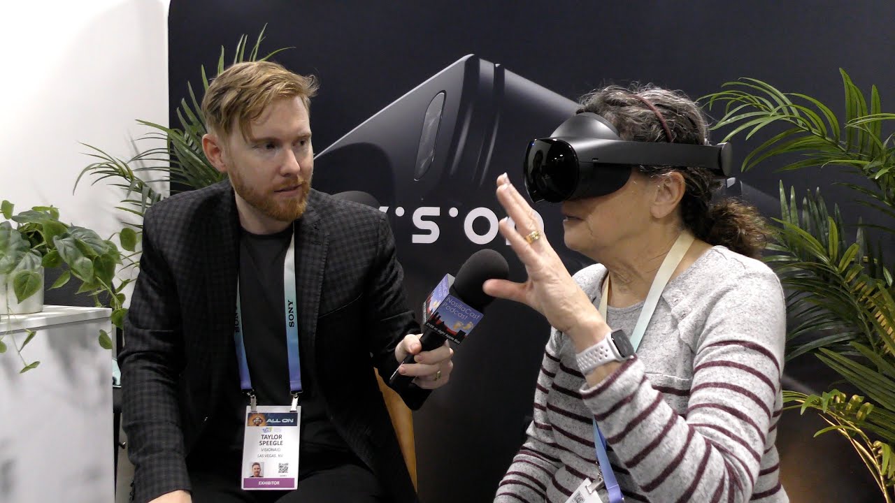 CES 2024: Vision Aid Air and Eye Disease Simulator - YouTube
