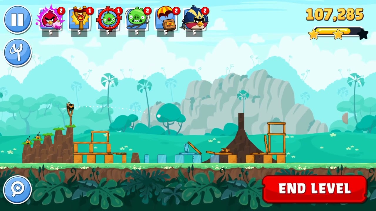 Trees and TNT - Angry birds - YouTube