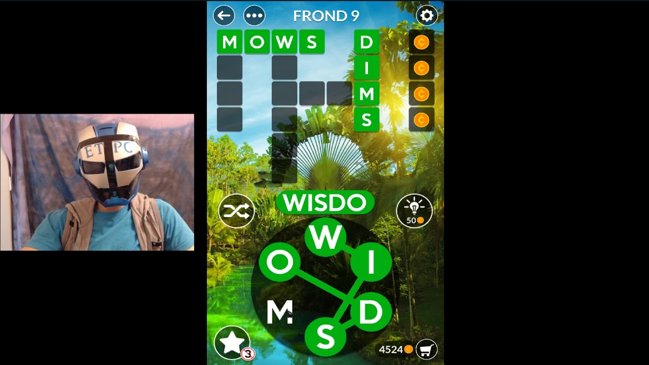 WORDSCAPES RAINFOREST, FROND 9 ANSWERS masaya ang mga salita - YouTube