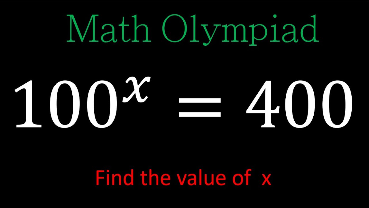 A Nice Exponential Math Olympiad Problem Youtube 1351