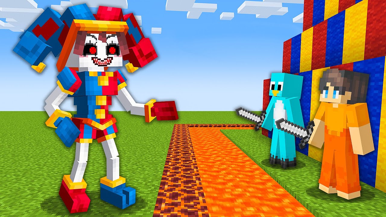 AMAZING DIGITAL CIRCUS vs Most Secure Base - Minecraft - YouTube