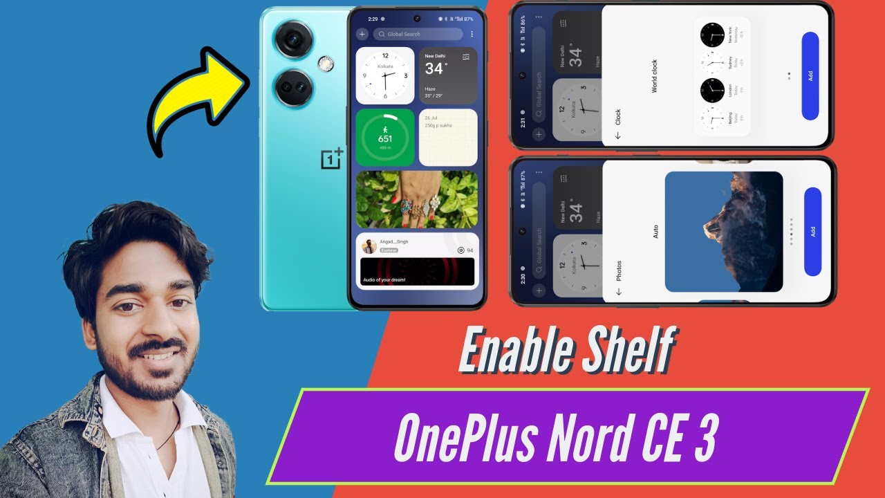 How to Enable OnePlus Shelf in OnePlus Nord CE 3 l OnePlus Shelf Not ...