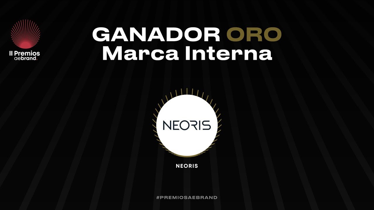 NEORIS, we are NEOS proyecto de NEORIS Premio AEBRAND Oro en Marca ...
