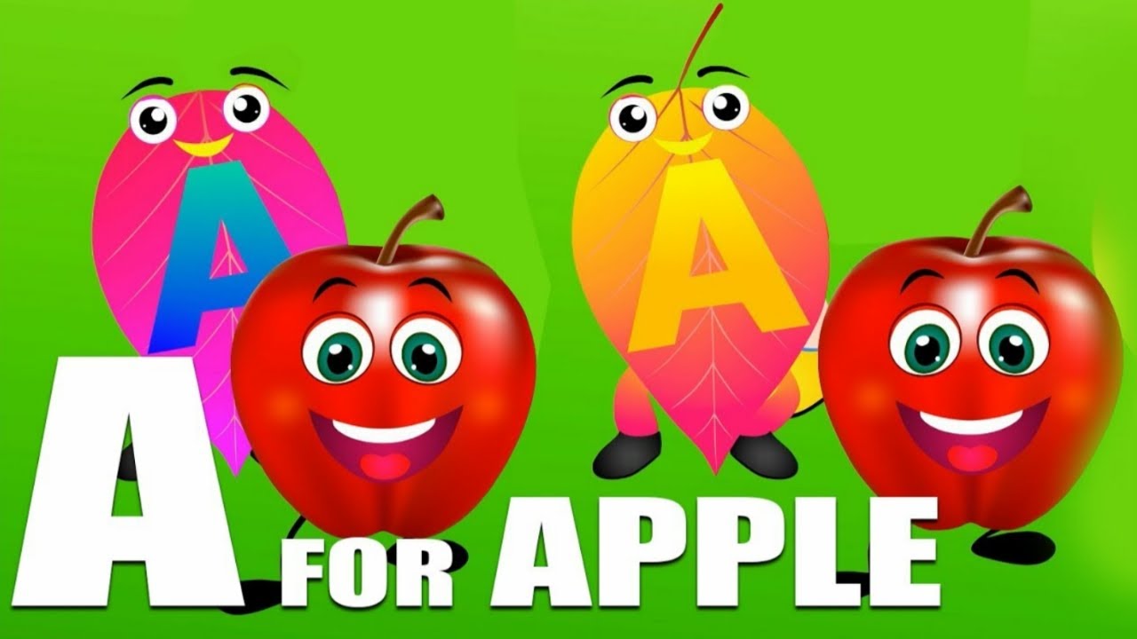 A for Apple || Kids Learning Kids || ABC Sounds for Children || Nursery ...
