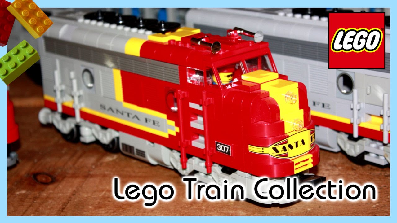 Large Lego Train Collection - YouTube