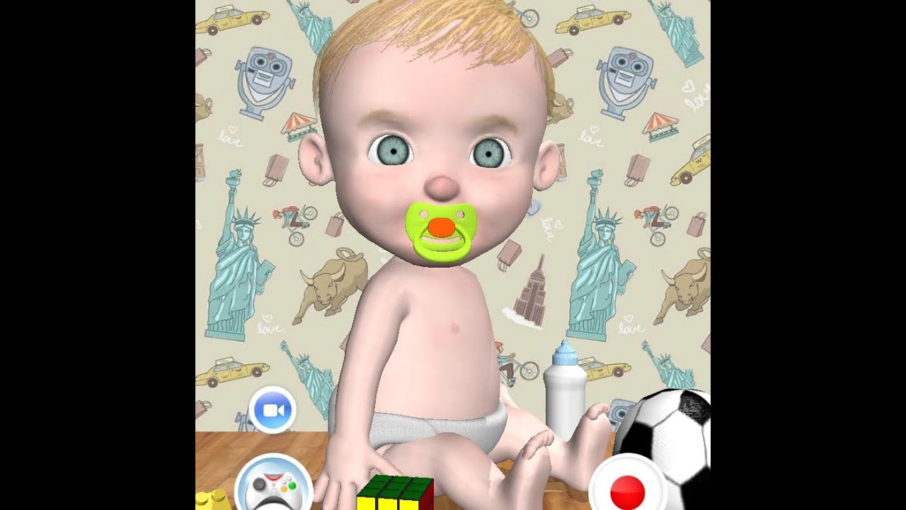 Ребёнок. Уход за ребёнком. Игра My Baby 2. - YouTube