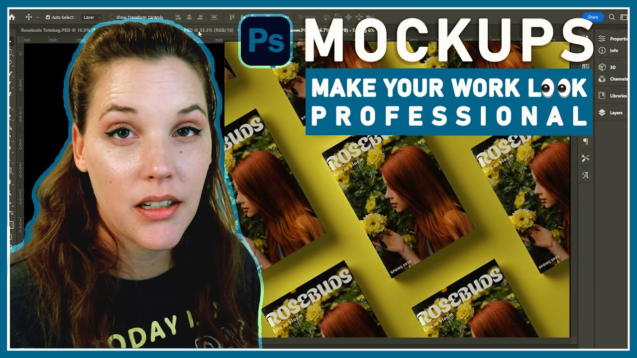 A Beginners Guide to Mockups 📷 Photoshop Tutorial - YouTube
