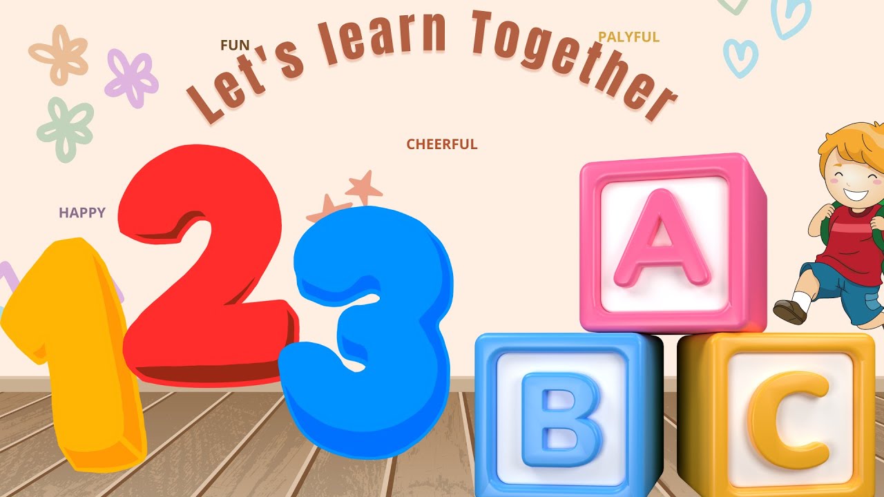 123 and ABC: A Rhythmic Journey through the Alphabet and Numbers - YouTube