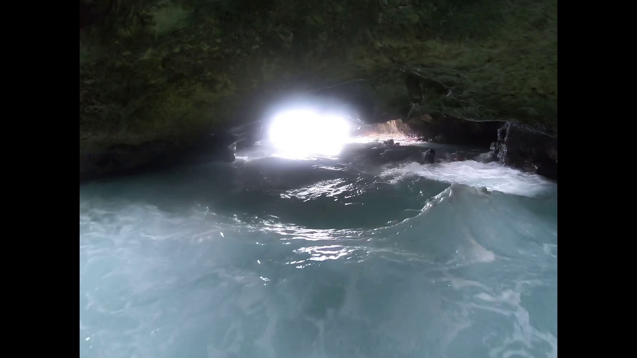 Inside Mermaid Caves!! Oahu Hawaii!! Waves Coming In!! - YouTube
