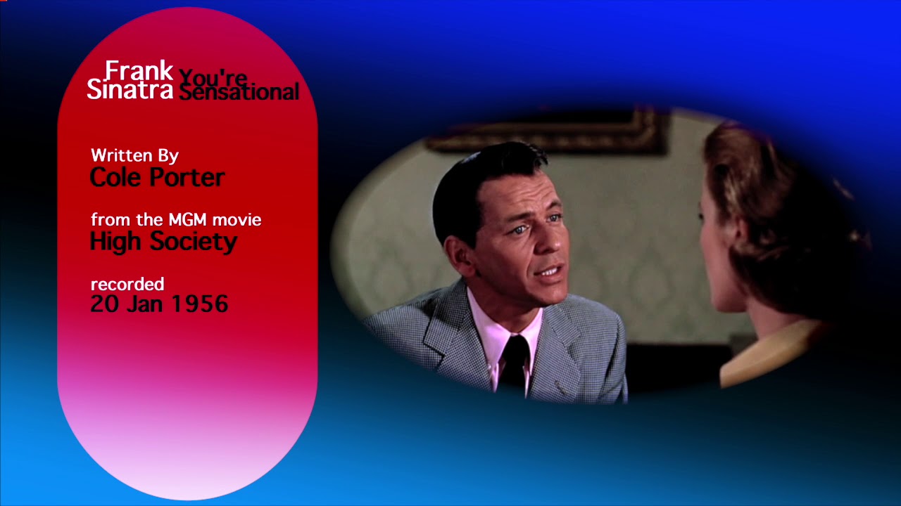 Frank Sinatra - You're Sensational - YouTube