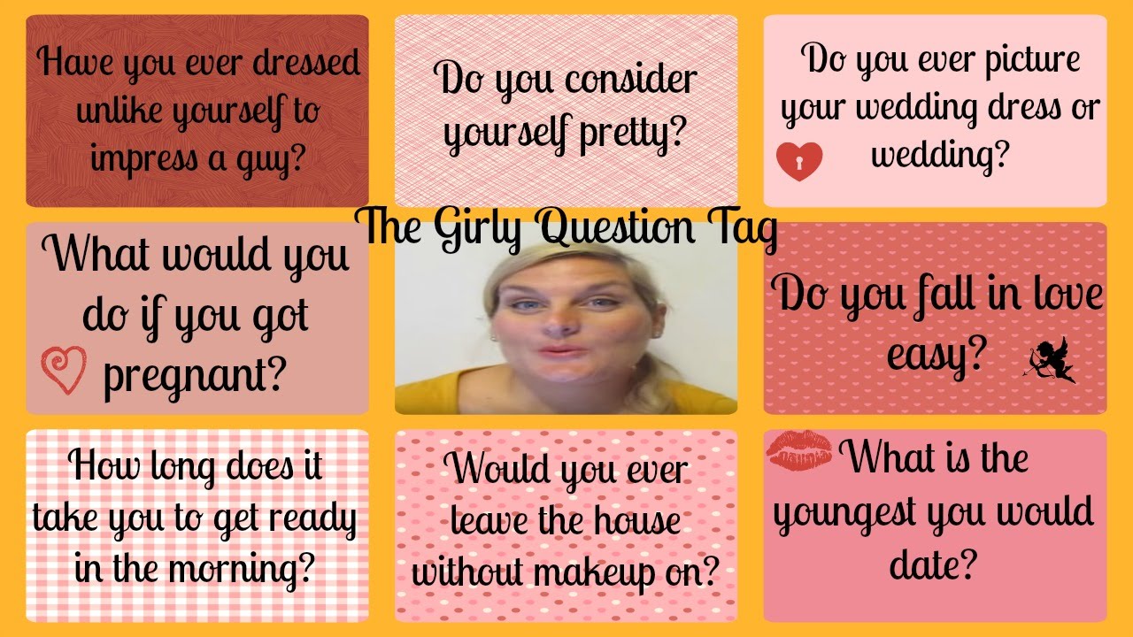 The Girly Questions Tag - Katy Beach - YouTube