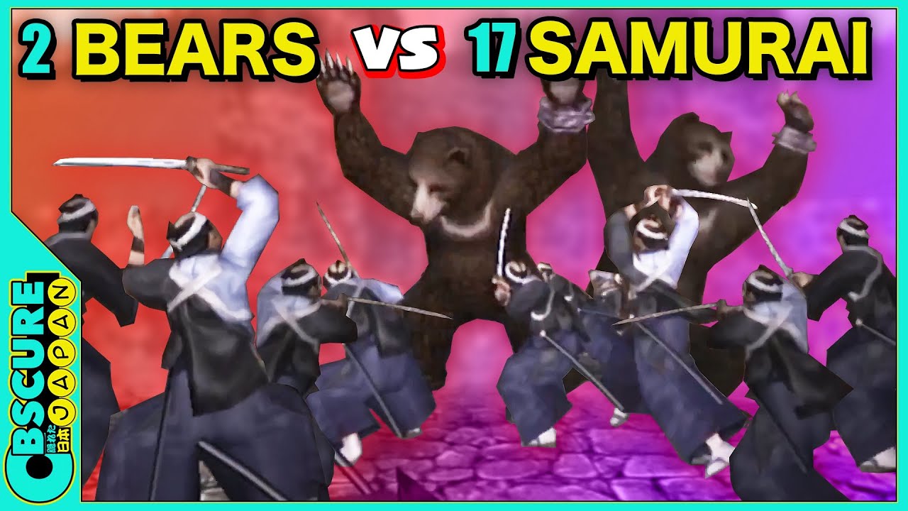 2 BEARS vs 17 SAMURAI - YouTube