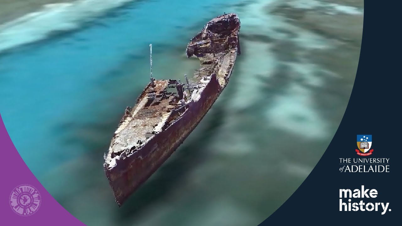 3D Reconstruction of the HMAS Protector - YouTube