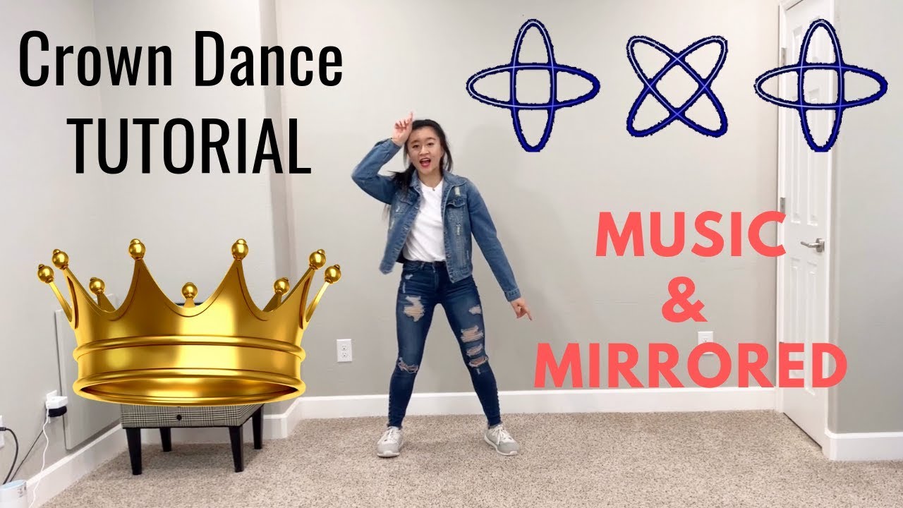 TXT - Crown Dance Tutorial (Music&Mirrored) | Felicia Tay - YouTube