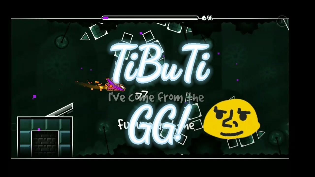 Geometry dash на телефоне - TiBuTi 100% ( Easy demon) - YouTube